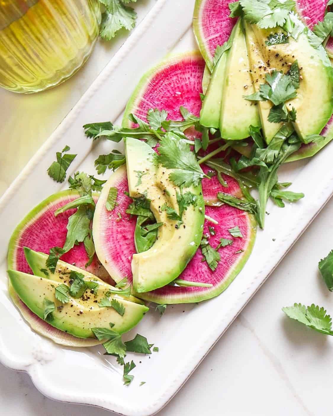 Watermelon Radish Appetizer