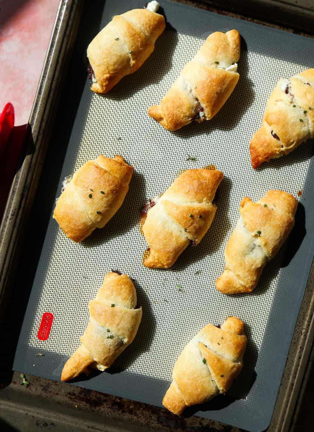 Cranberry Goat Cheese Crescent Rolls - Tipps in the Kitch